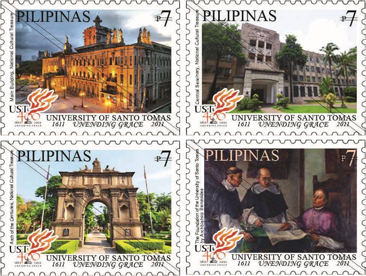 Thai Logo Lover: [stamp] 2011 • the University of Santo Tomas (UST) 400 ...