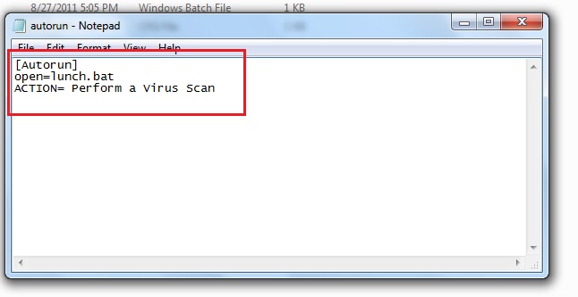 Usb autorun creator - jnrdream