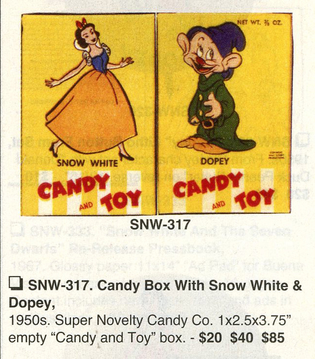 Filmic Light - Snow White Archive: Snow White 'Candy and Toy'