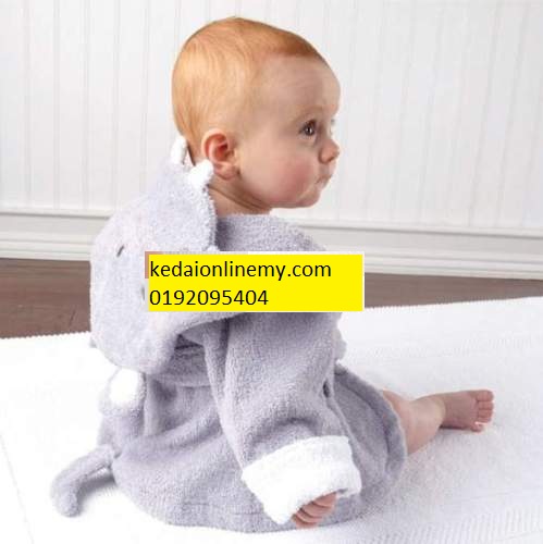 Tuala Baju Mandi Bayi Baby Lembut Berkualiti - kedai online