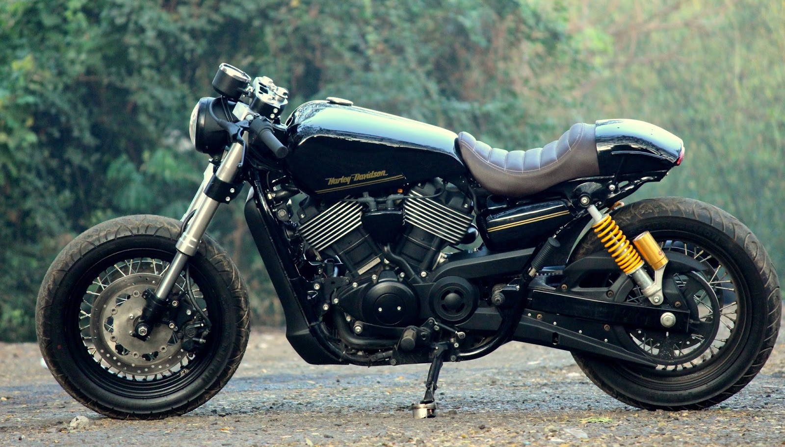 Custom Harley Davidson Cafe Racer | Reviewmotors.co