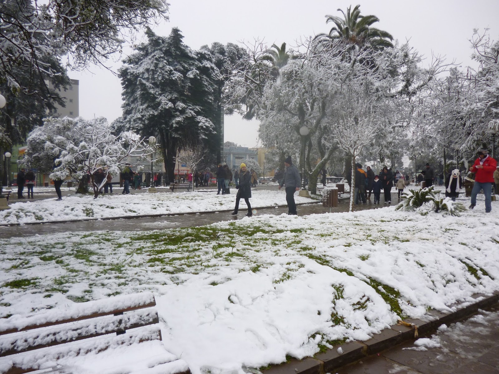 Jornal Negritude: Neve em Vacaria RS