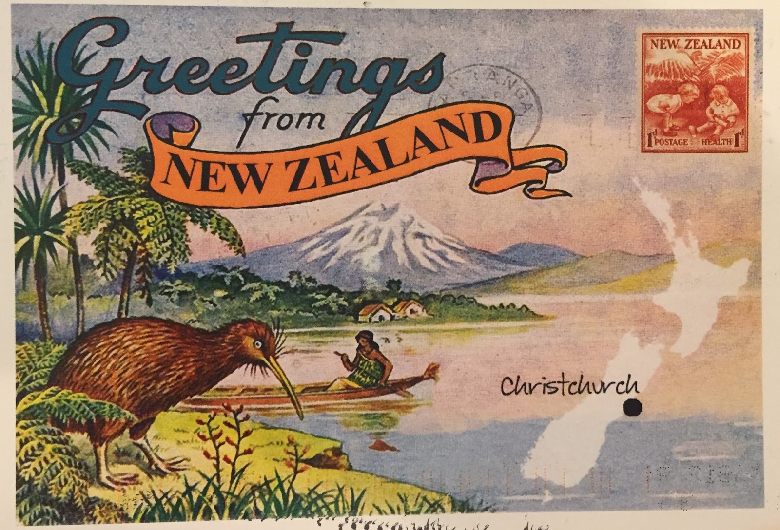 Muddy Puddle Musings: "Greetings From" Postcards