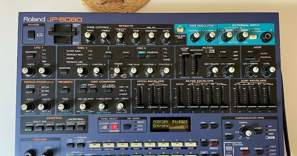 MATRIXSYNTH: ROLAND JP-8080 SYNTHESIZER