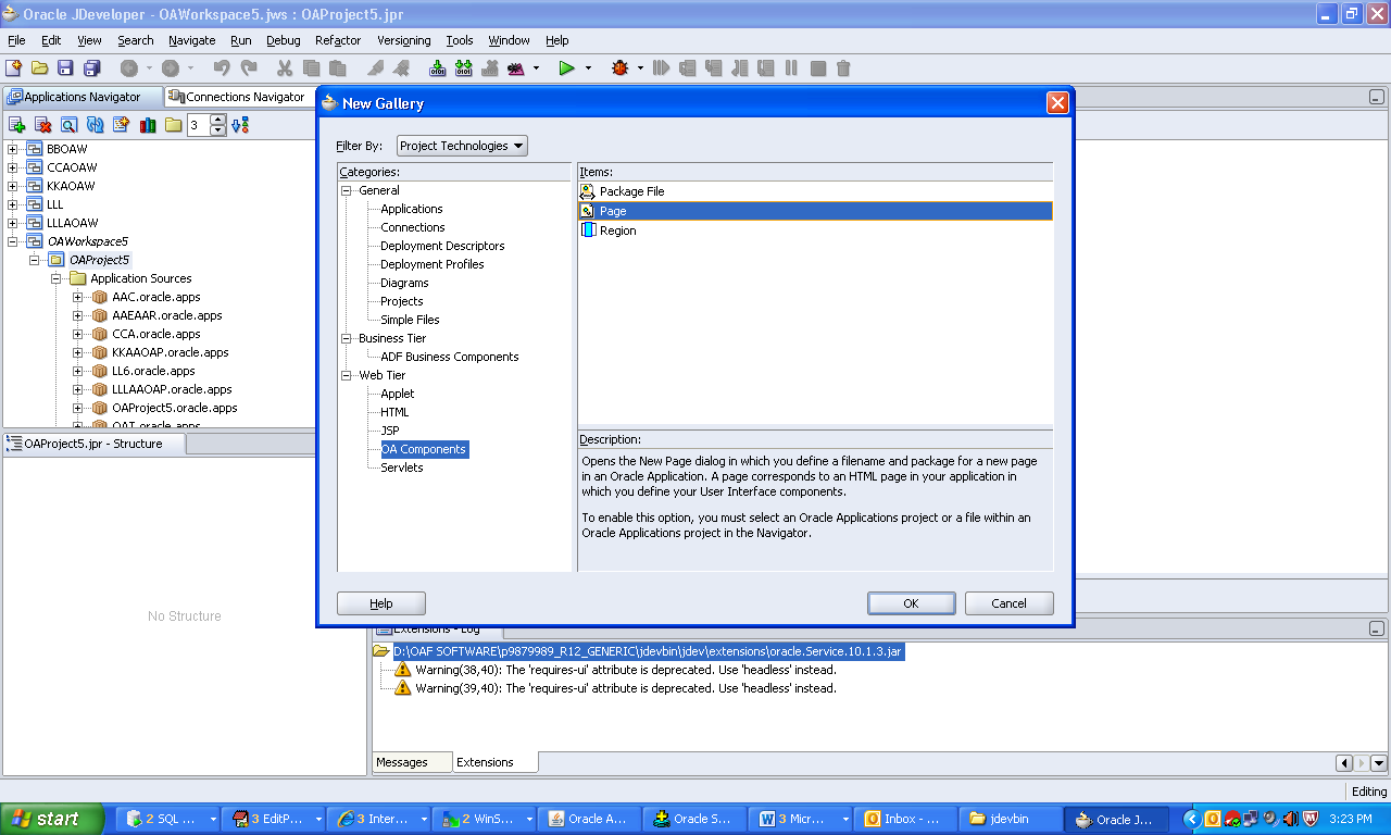 R12 Oracle Apps: How to Create OAF Page