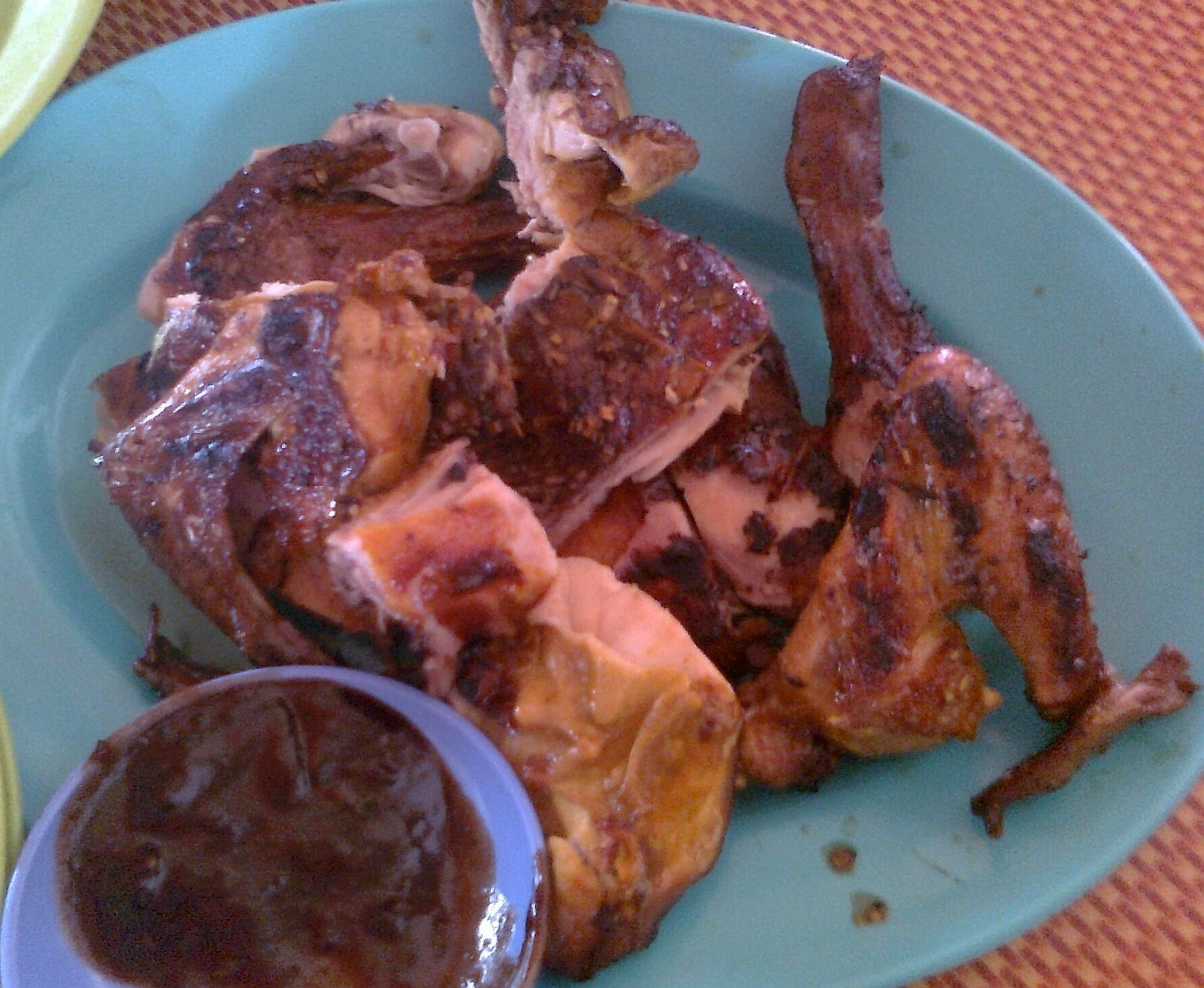 foodbin: Charcoal Grilled Kampung Chicken @ Kampung Batang Benar.