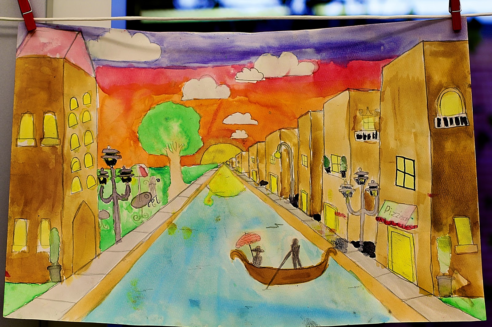 smART Class: Italy One Point Perspective