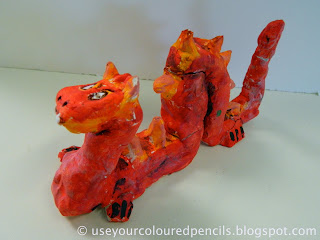 Use Your Coloured Pencils: Clay Chinese Dragons
