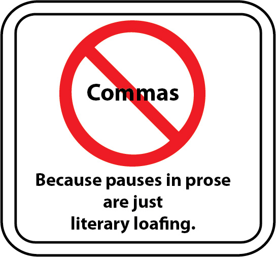 Amy Neftzger's Blog: I’m Not Prejudiced. I Just Don’t Like Commas.