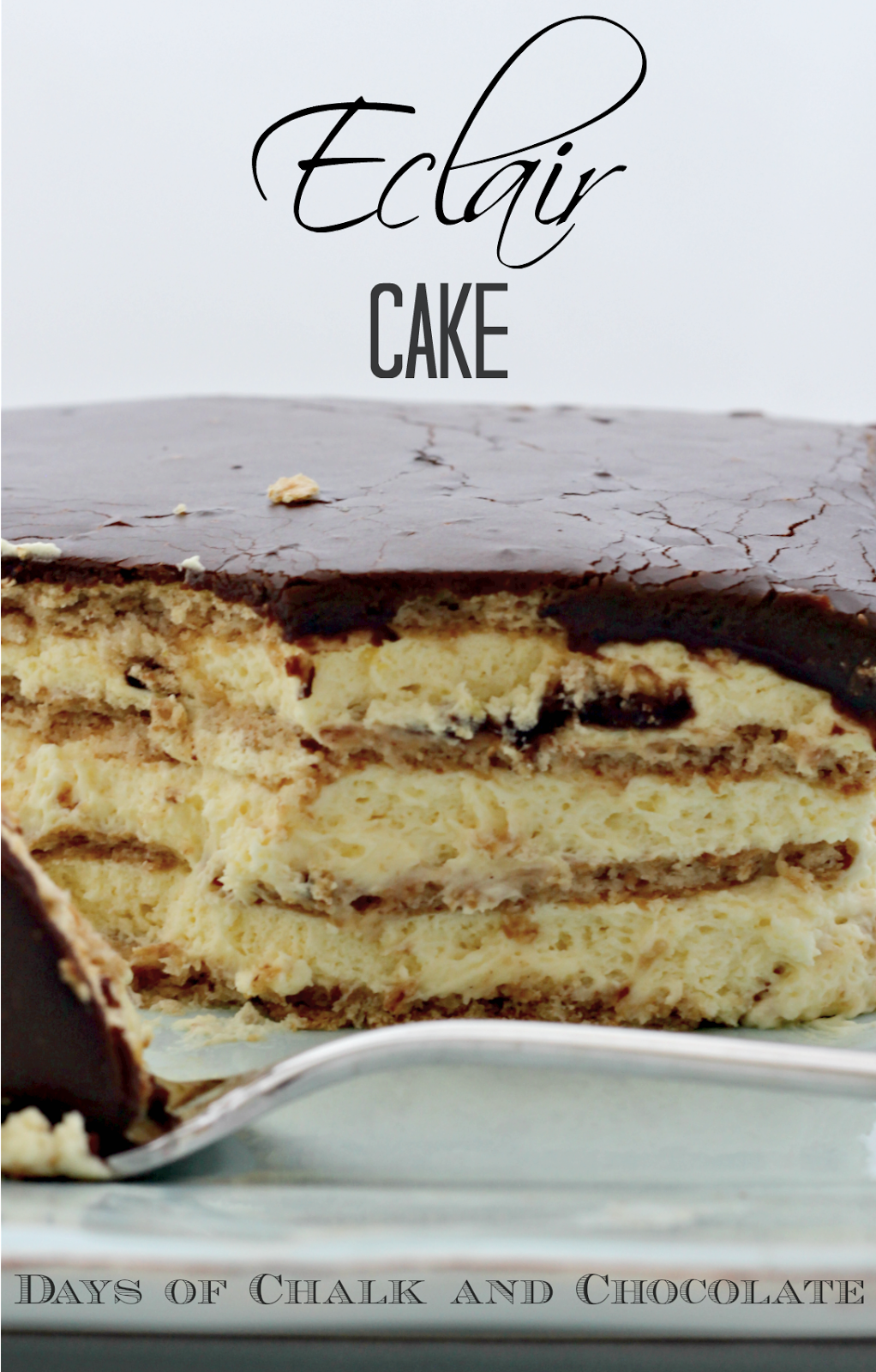 Eclair Cake Recipe | Days of Chalk and Chocolate