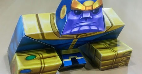 Avengers: Infinity War - Thanos Paper Toy | Paperized Crafts