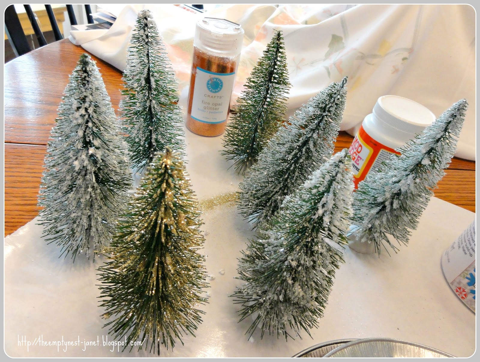 The Empty Nest: DIY Winter / Holiday Forest