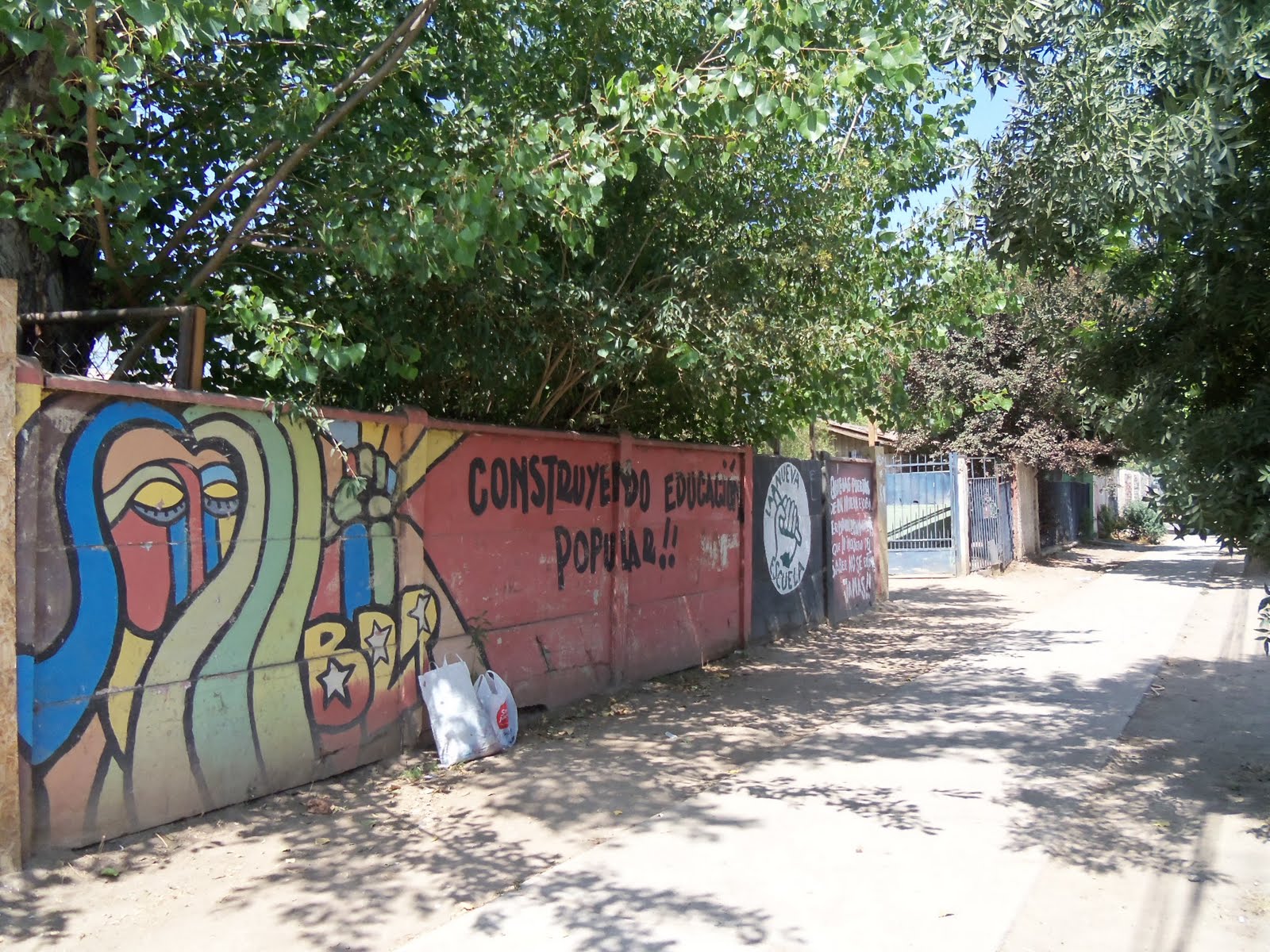 Unidades Muralistas Luchador Ernesto Miranda - UMLEM Chile: MURAL EN LA ...