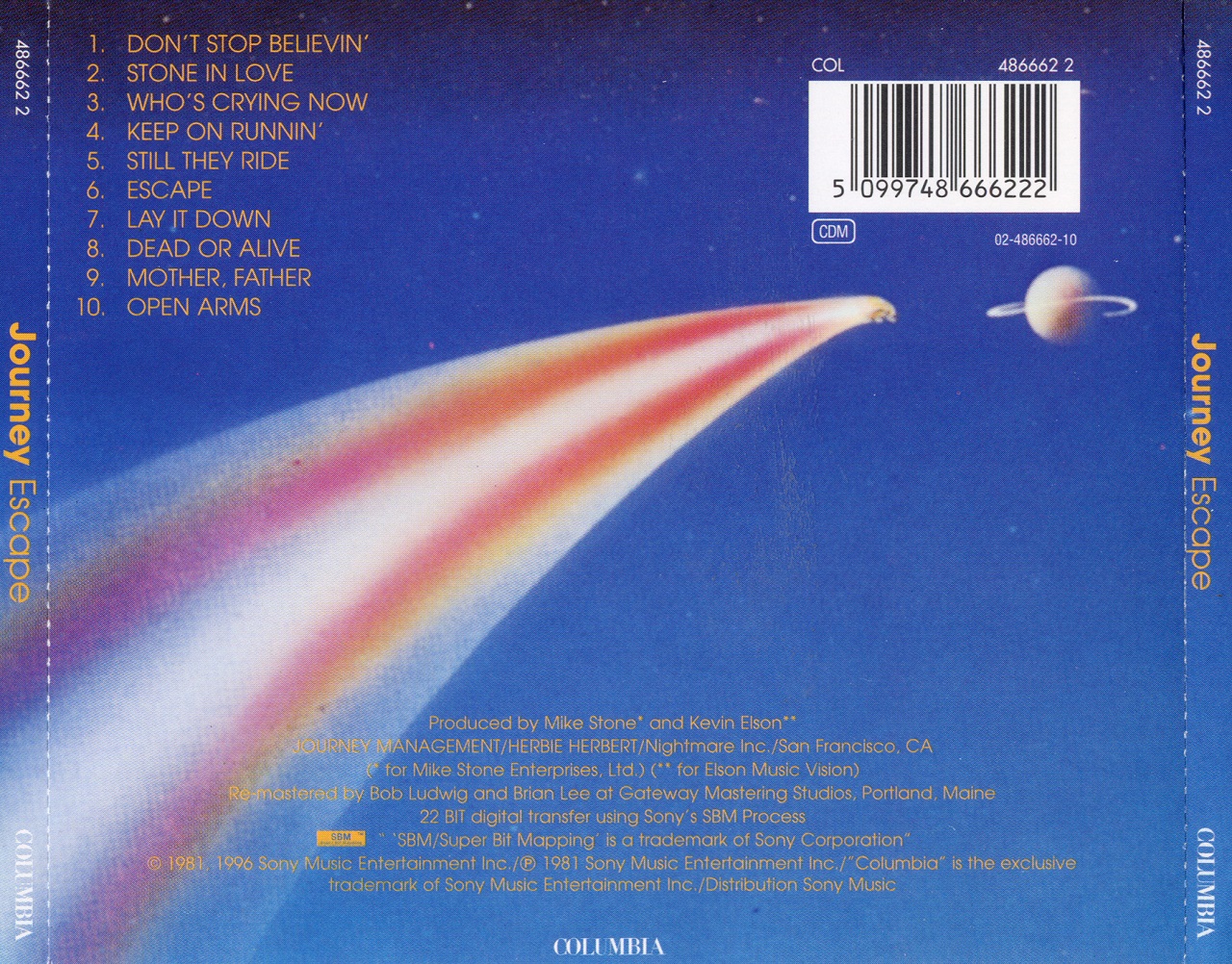 On The Road Again: Journey "Escape"