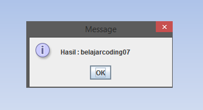 Menggunakan joptionpane.showmessagedialog pada Java | "Siapapun Bisa ...