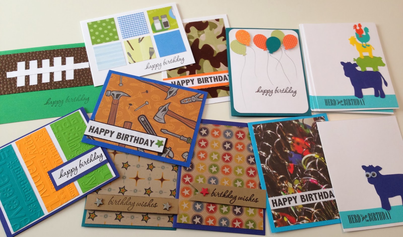 Our Hobby House: Box of Homemade Cards Gift