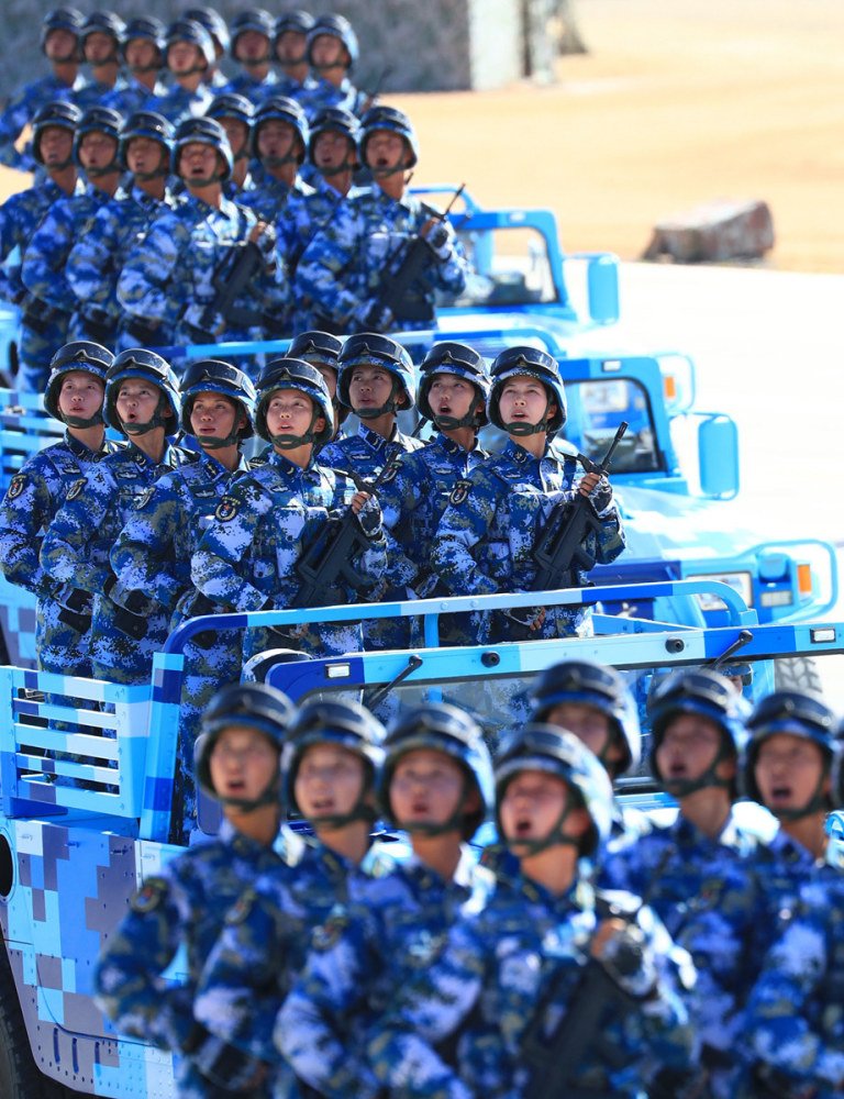 Asian Defence News: Female soldiers feature in military parade as ...