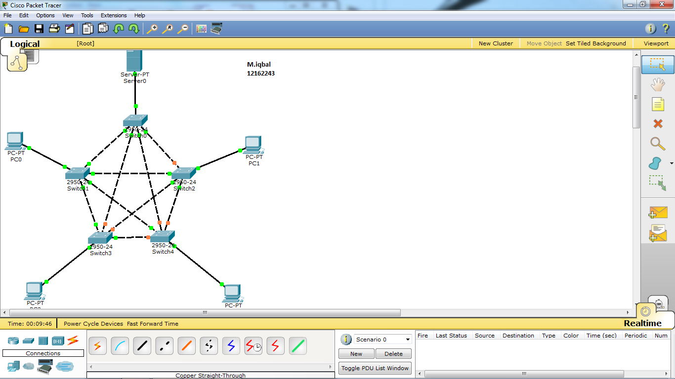 Cara membuat Topologi Mesh menggunakan CiscoTracer