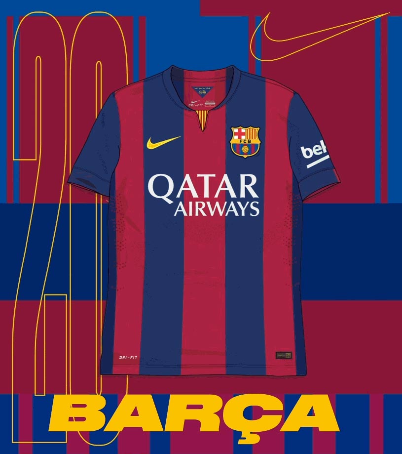 20 Years With Nike - Which Is The Best? Barça Home Kit History 1978 ...