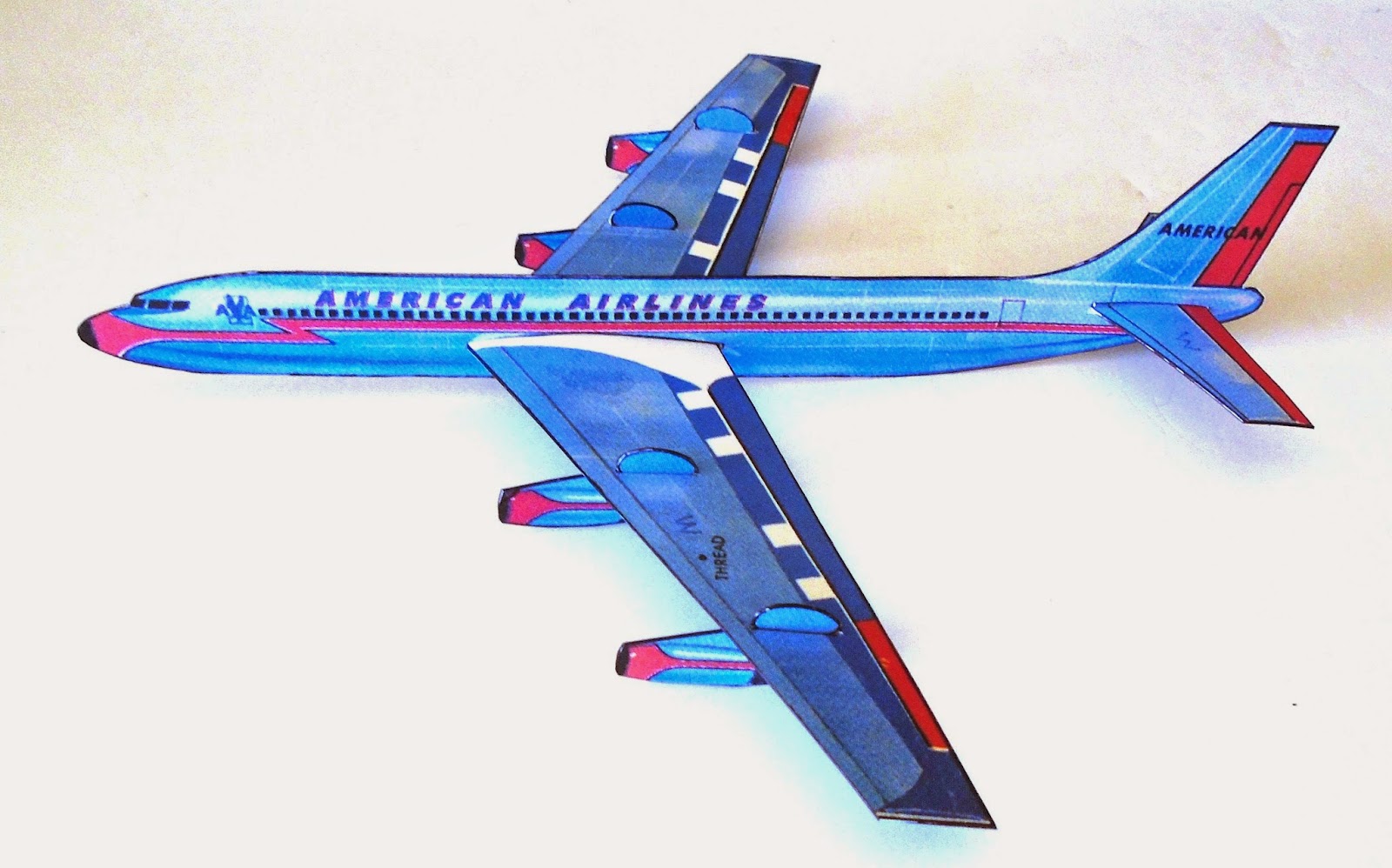 Toys and Stuff: Cheerios Paper Boeing 707 Cereal Premium - Pt 2 Conclusion