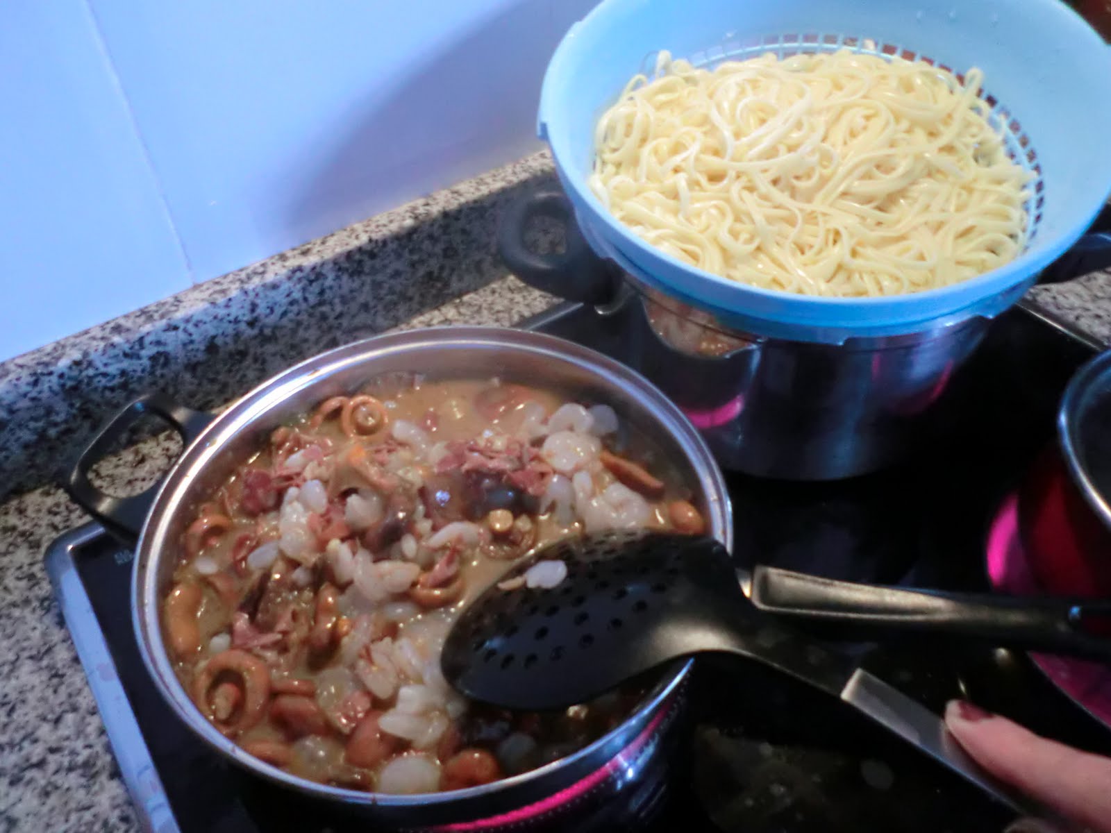Mis propias cosas: Níscalos guisados con pasta