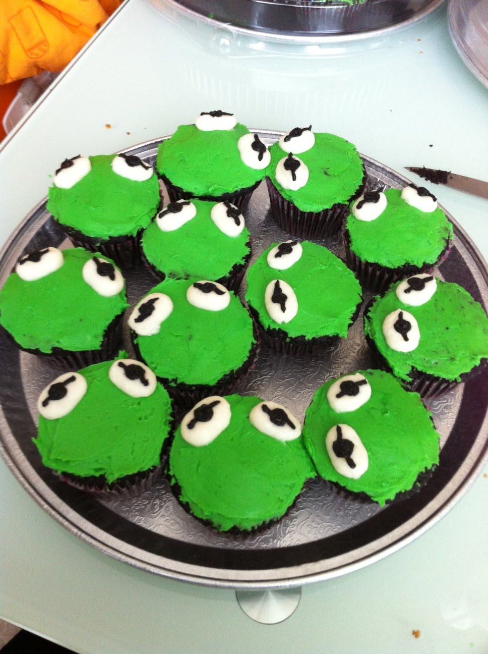 everywhere orange: Kermit party: the food