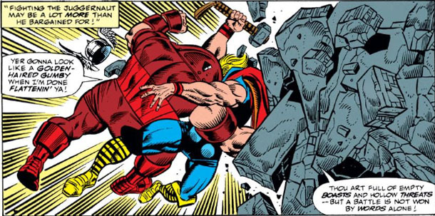 Thor Vs Juggernaut