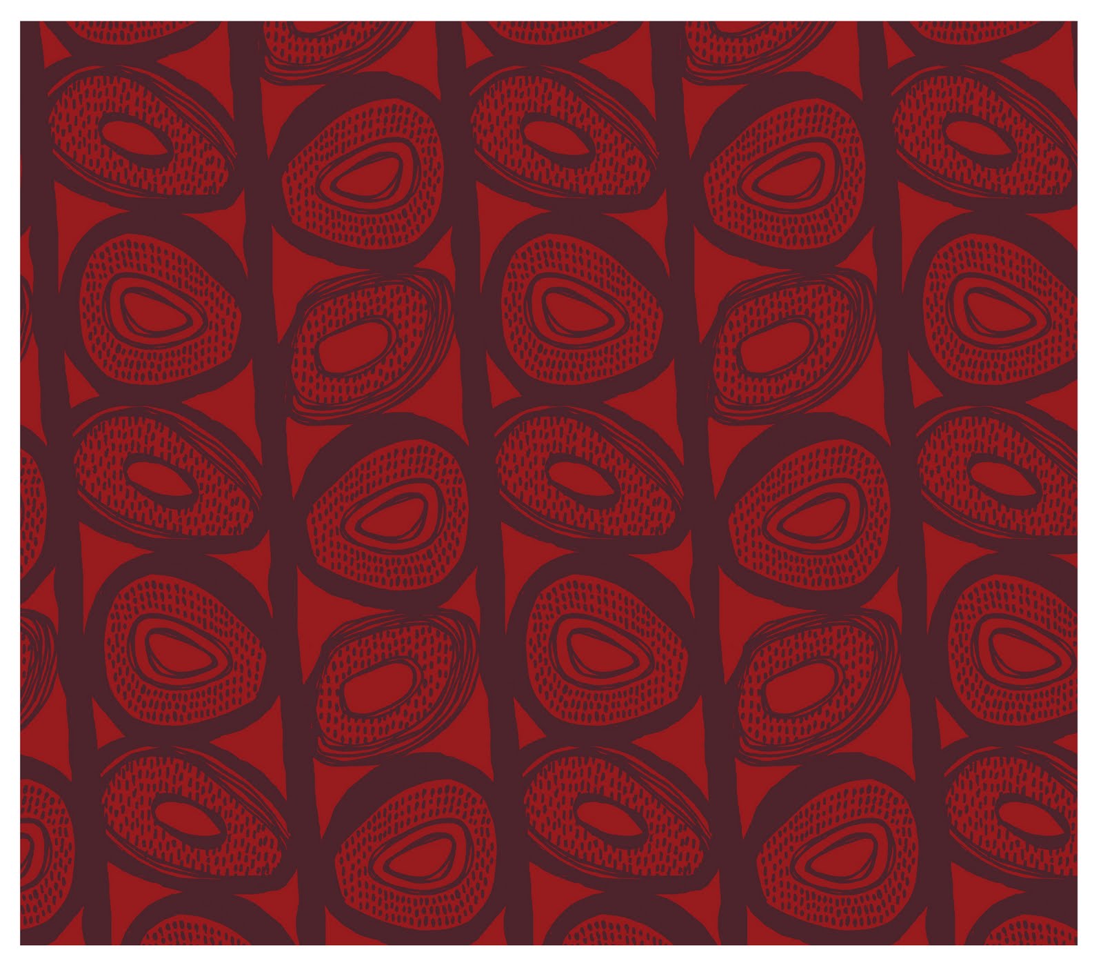 Fabric screenprint design