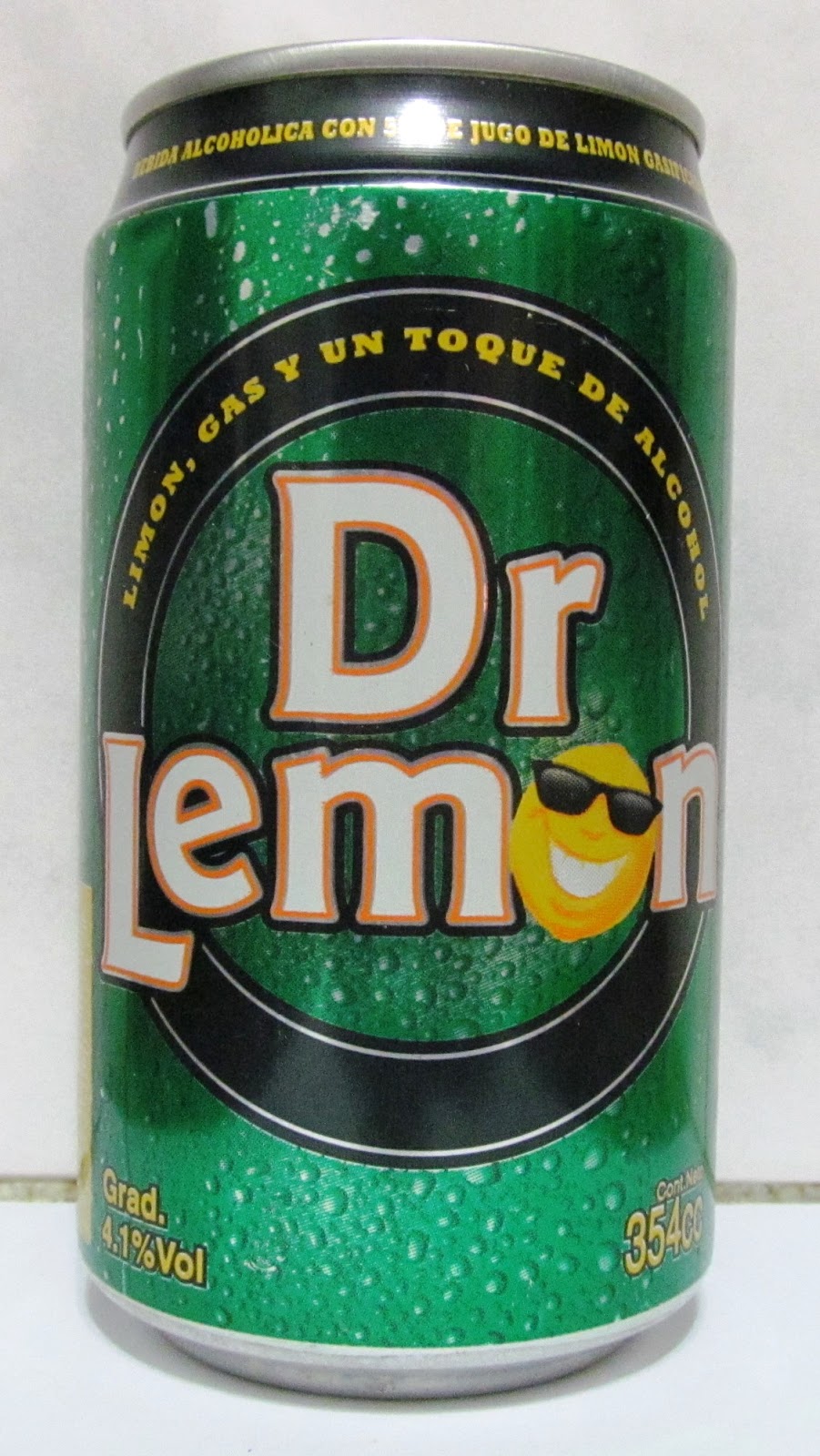 LATAS Y BOTELLAS COLECCIÓN: LATA DR LEMON ARGENTINA 1999