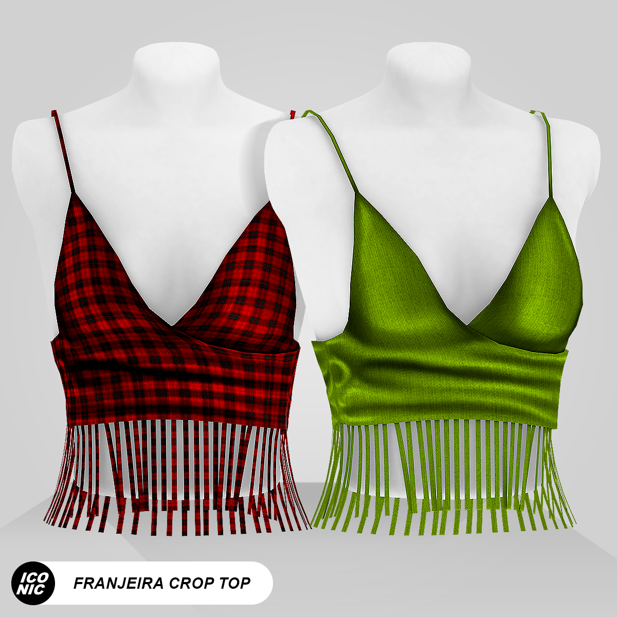 Franjeira (Crop Top) | TS4 - PUBLIC | ICONIC | The Sims 4 CC Creator