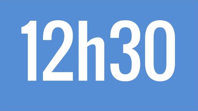 Vu d'ici, lu ailleurs: 12h30