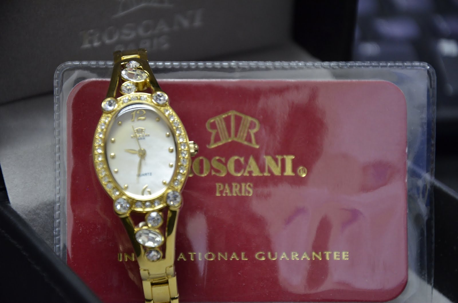 EE GARAGE: Jam Tangan Roscani..Gold Plated 23k