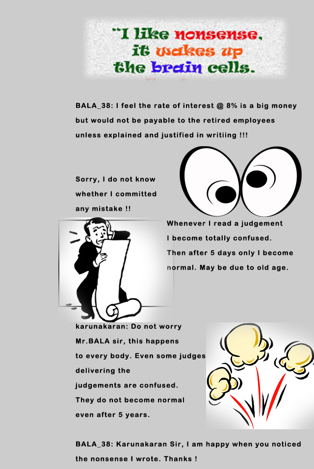 LIC PENSIONERS CHRONICLE: CHAT COLUMN COMMENTS