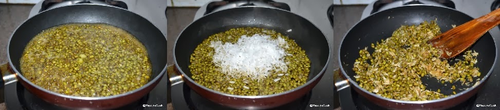 Green Gram Sweet Sundal Recipe/ Pachai Payaru(Paasi Payaru) Vella ...