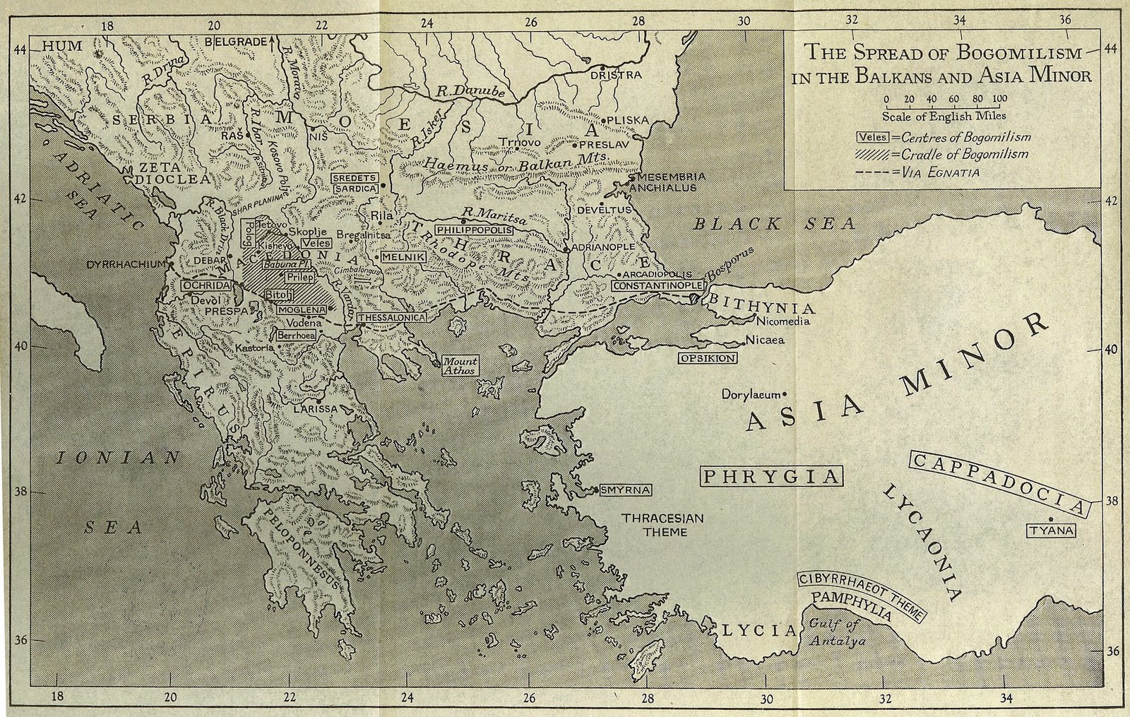 e-homo religiosus: A map of the spread of Bogomilism in the Balkans ...