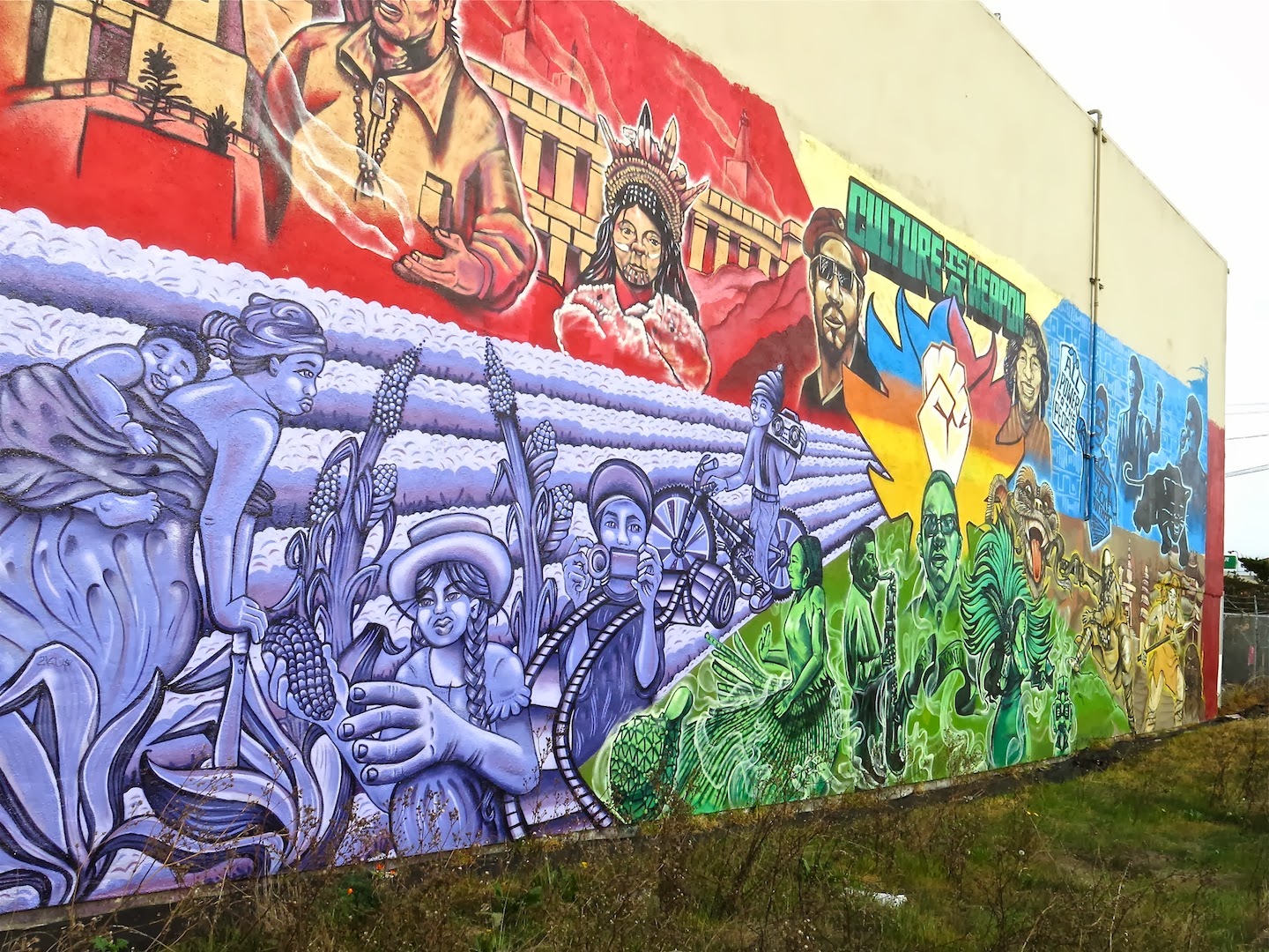 Oakland Daily Photo: Monday Mural: culture is a weapon