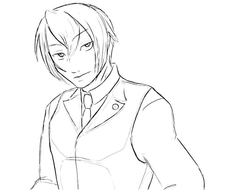 Apollo Justice Ace Attorney Kristoph Gavin Character | How Coloring