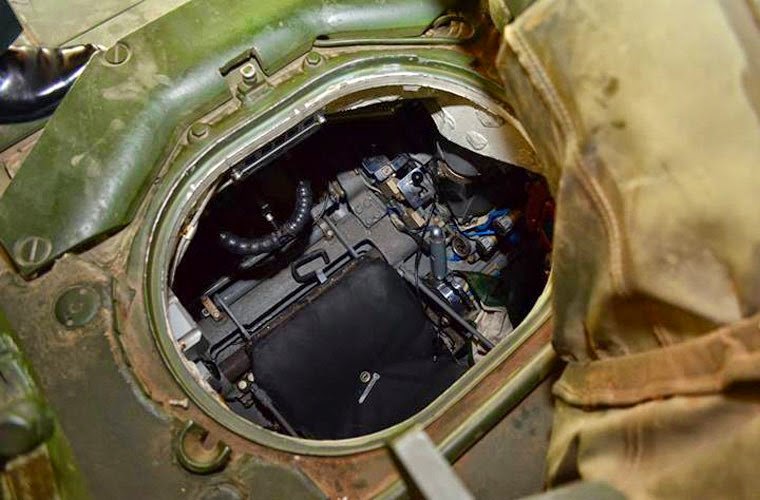 DEFENSE STUDIES: Interior of T-84 Oplot MBT of the Royal Thai Army