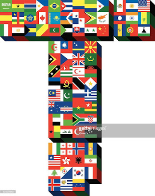 Heraldry of Life: ARTISTIC ALPHABET with Flags of the World