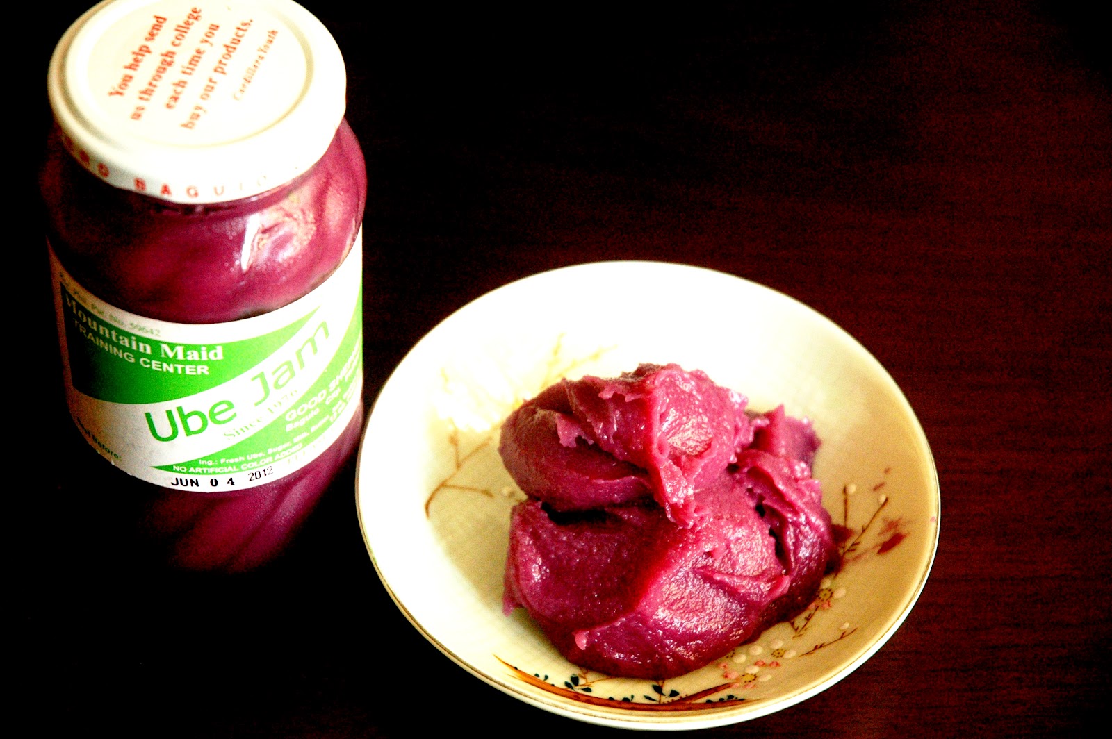 DUDE FOR FOOD: What's in the Fridge...Mountain Maid Ube Jam