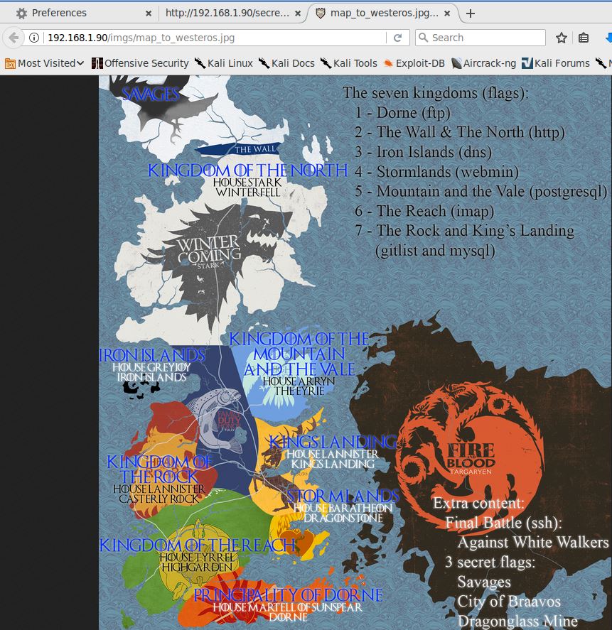 Choppy's Blog: Vulnhub Game Of Thrones 1 CTF VM Walkthrough