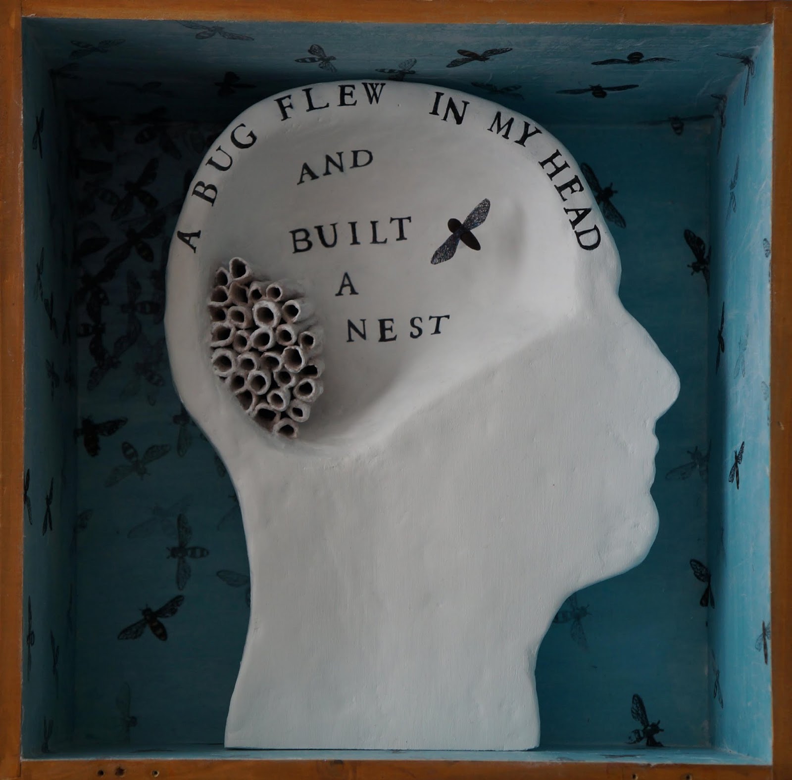 Ginger Wilson: styrofoam head art