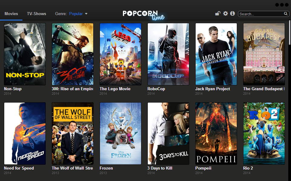 Popcorn Time：開放原始碼的 Torrent 串流（Streaming）影音撥放軟體 - G. T. Wang