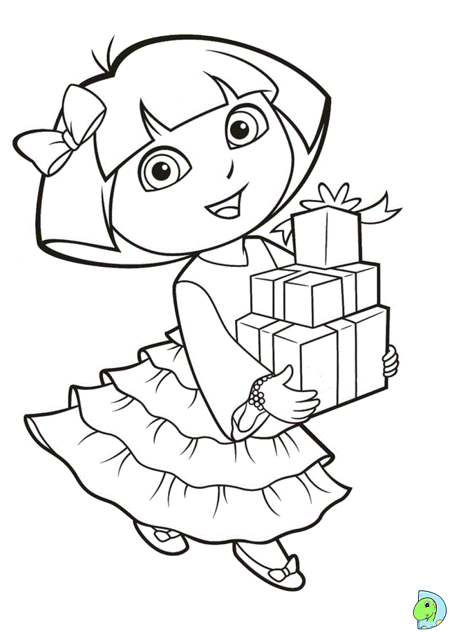 Dinokids - Desenhos para colorir: Desenhos da Dora a Exploradora em O ...