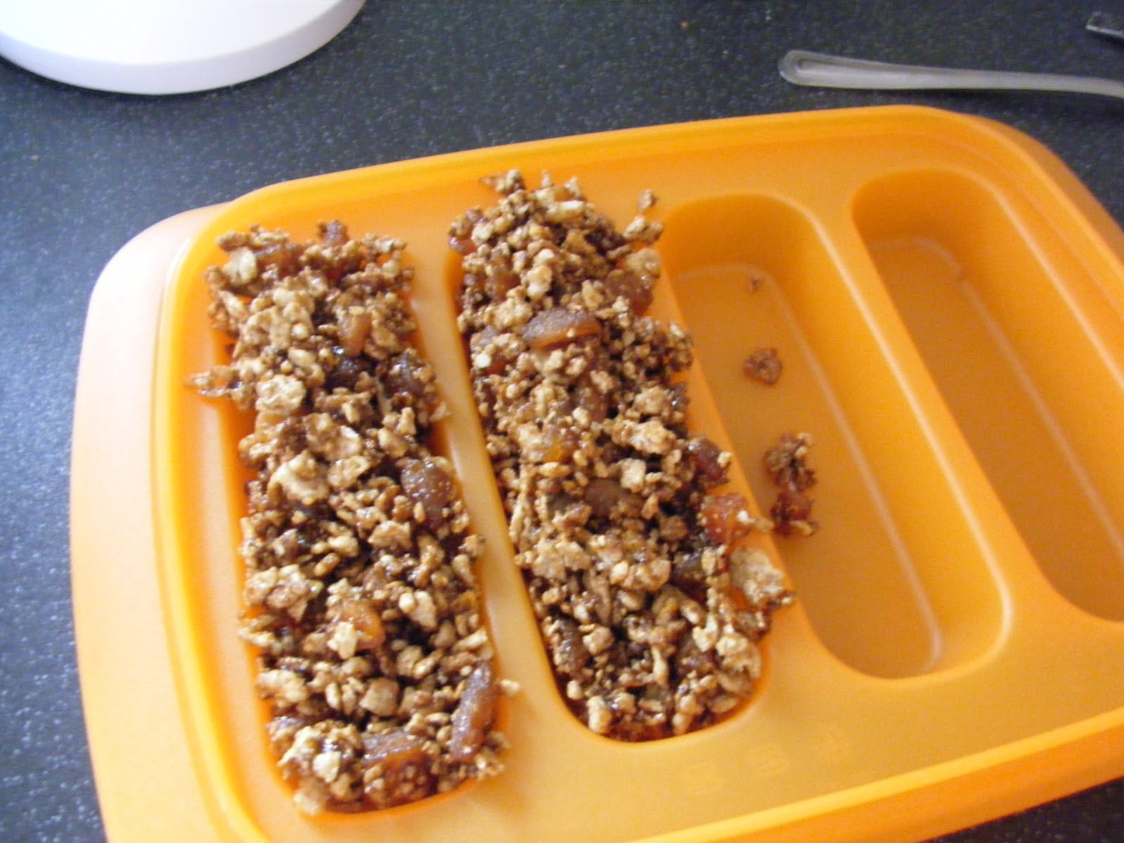High Iron Apricot Tupperware Snack Bars