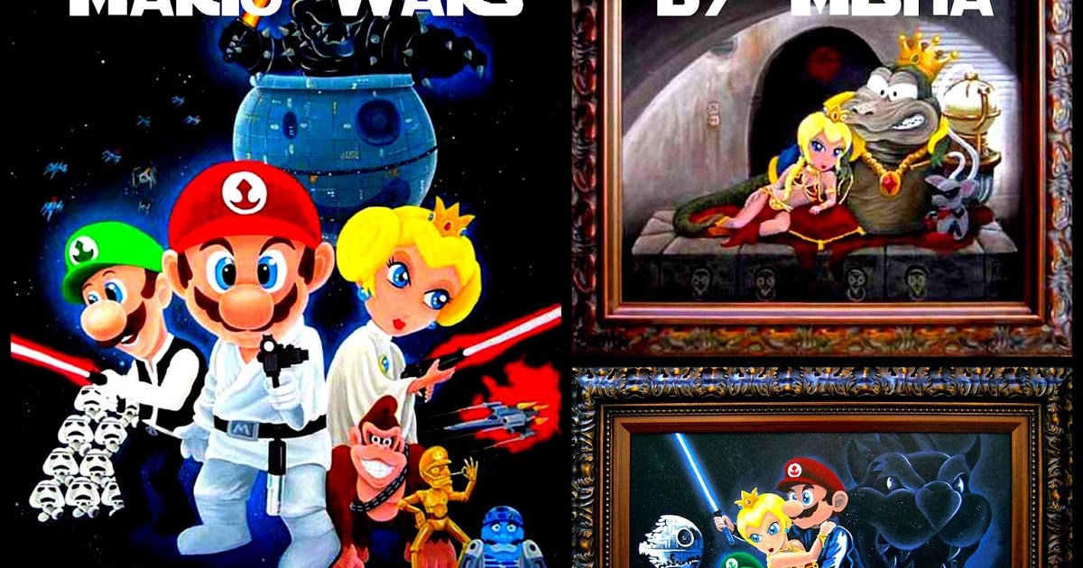 Mario Wars - What Happens When Mario Bros Meets Star Wars - The Star ...