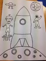 Skapande verksamhet BF13: Temaarbete: Rymden - rymdresor part 2