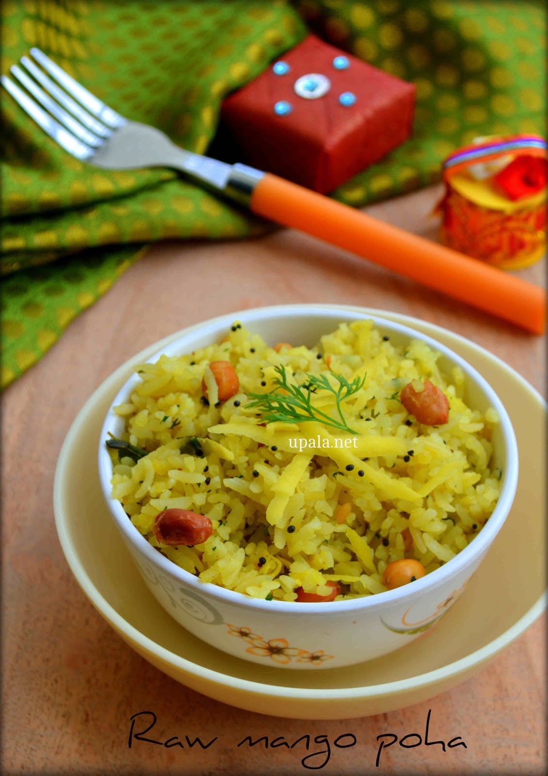 Upala: Manga aval upma/Mavinakayi avalakki/Raw mango poha