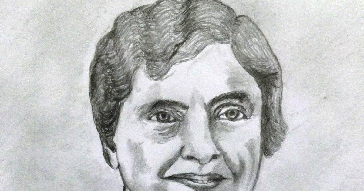GOOGLE -My Own work on Google : PENCIL DRAWING - HELEN-KELLER