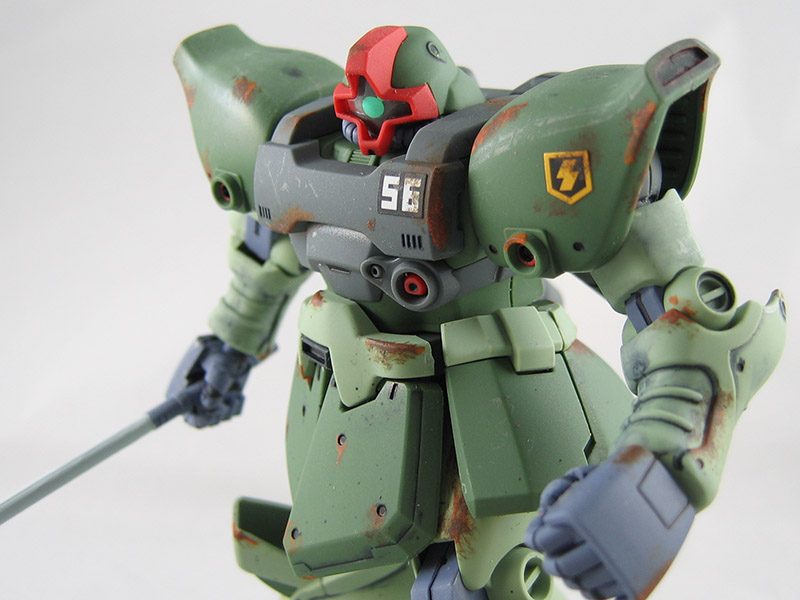 Robot Toy Magazine: HG 1/144 MS-09-R2 Rick Dom II (Green Version)
